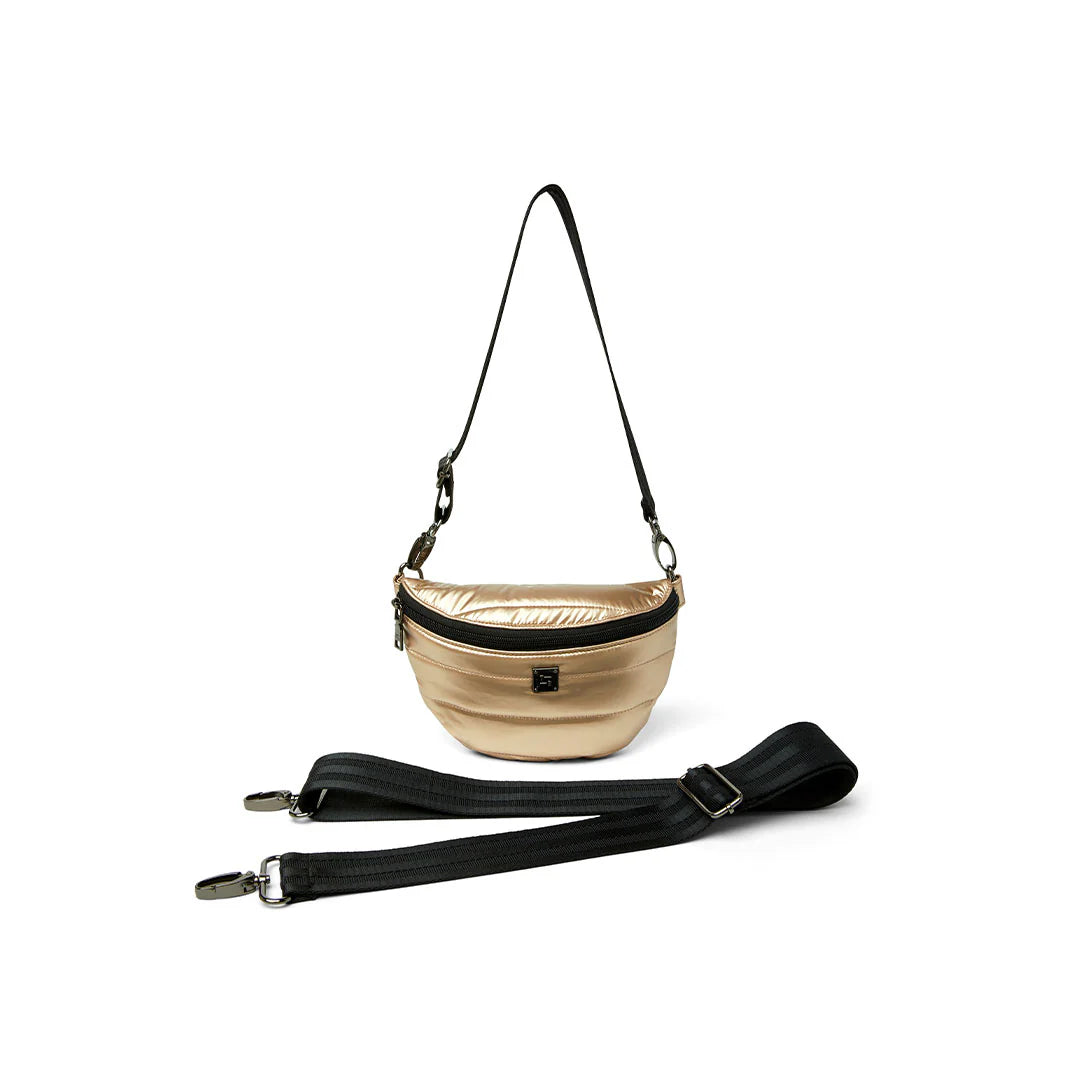 Think Royln Pearl Cashmere Compact Quilted Puffer Sling & Belt Bag ...
